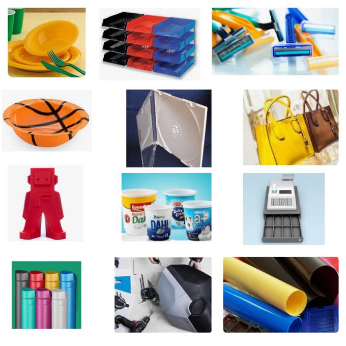 High Gloss Extrusion HIPS Resin Food Packaging Yogurt Cup HIPS Granules