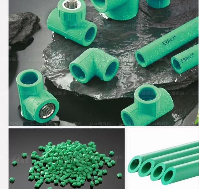 Thermoplastic Resin Pipe PPR Raw Material Easy Welding UV Resistance